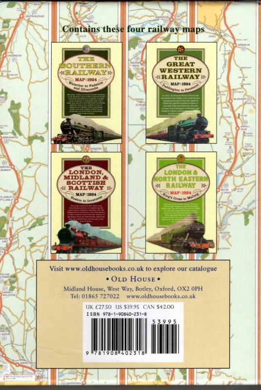 Railway Maps of Great Britain, 1924: The ‘Big Four’ Box-set : Old House ...
