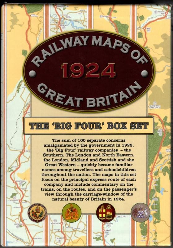 Railway Maps of Great Britain, 1924: The ‘Big Four’ Box-set : Old House ...